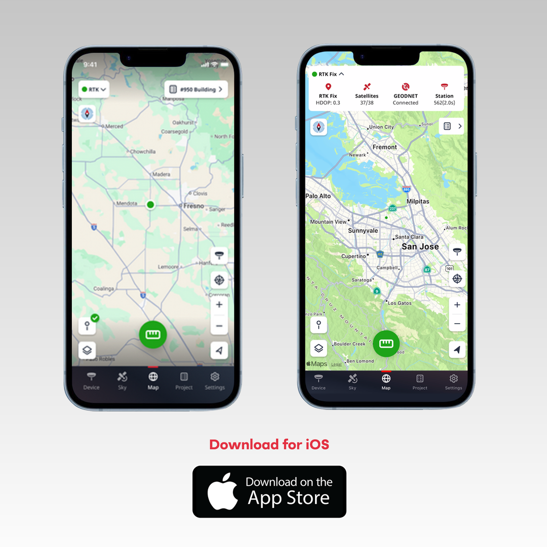 GEO-MEASURE Handheld GNSS RTK Torch | Centimeter Accuracy – HYFIX.AI